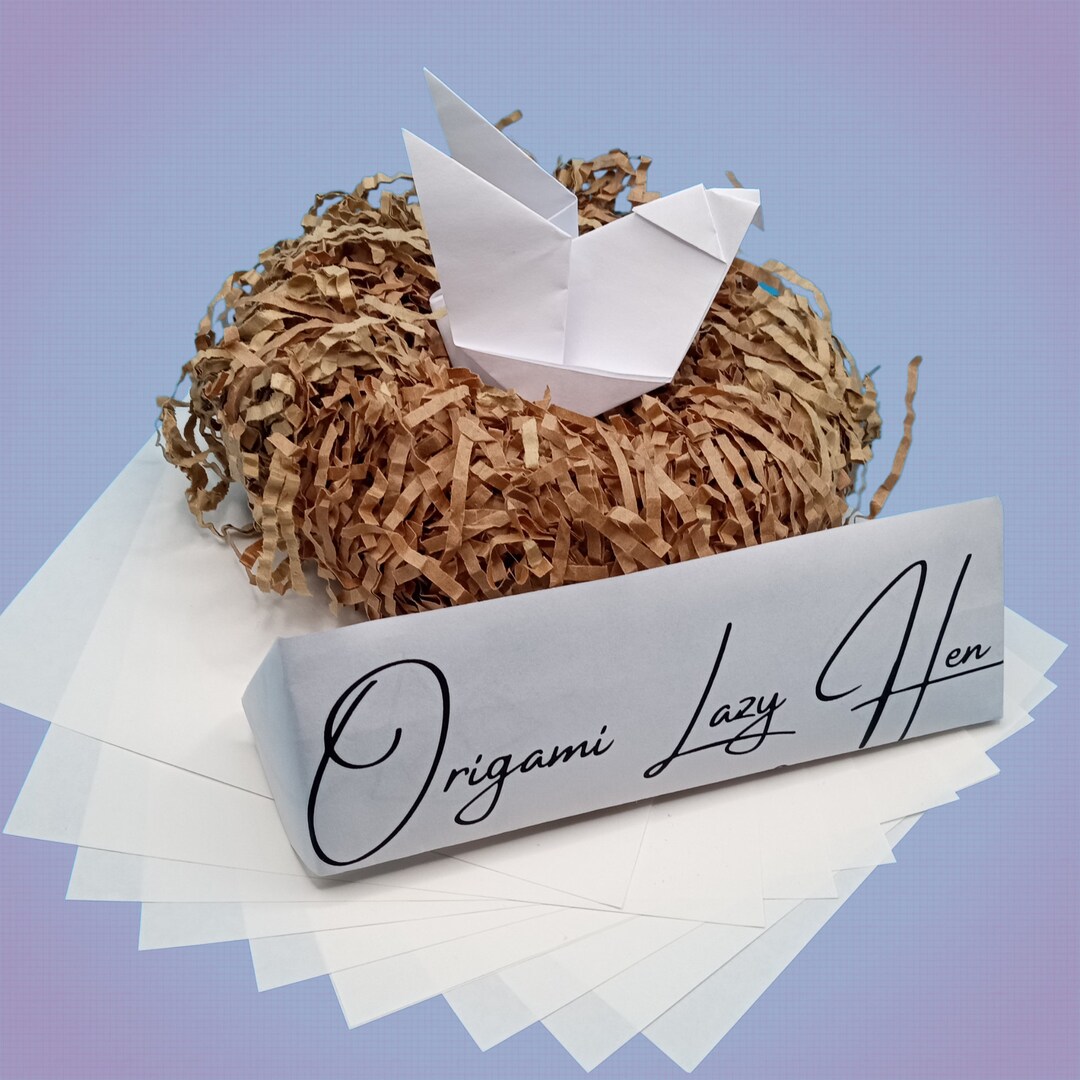 DIY Origami Lazy Hen Kit - Etsy