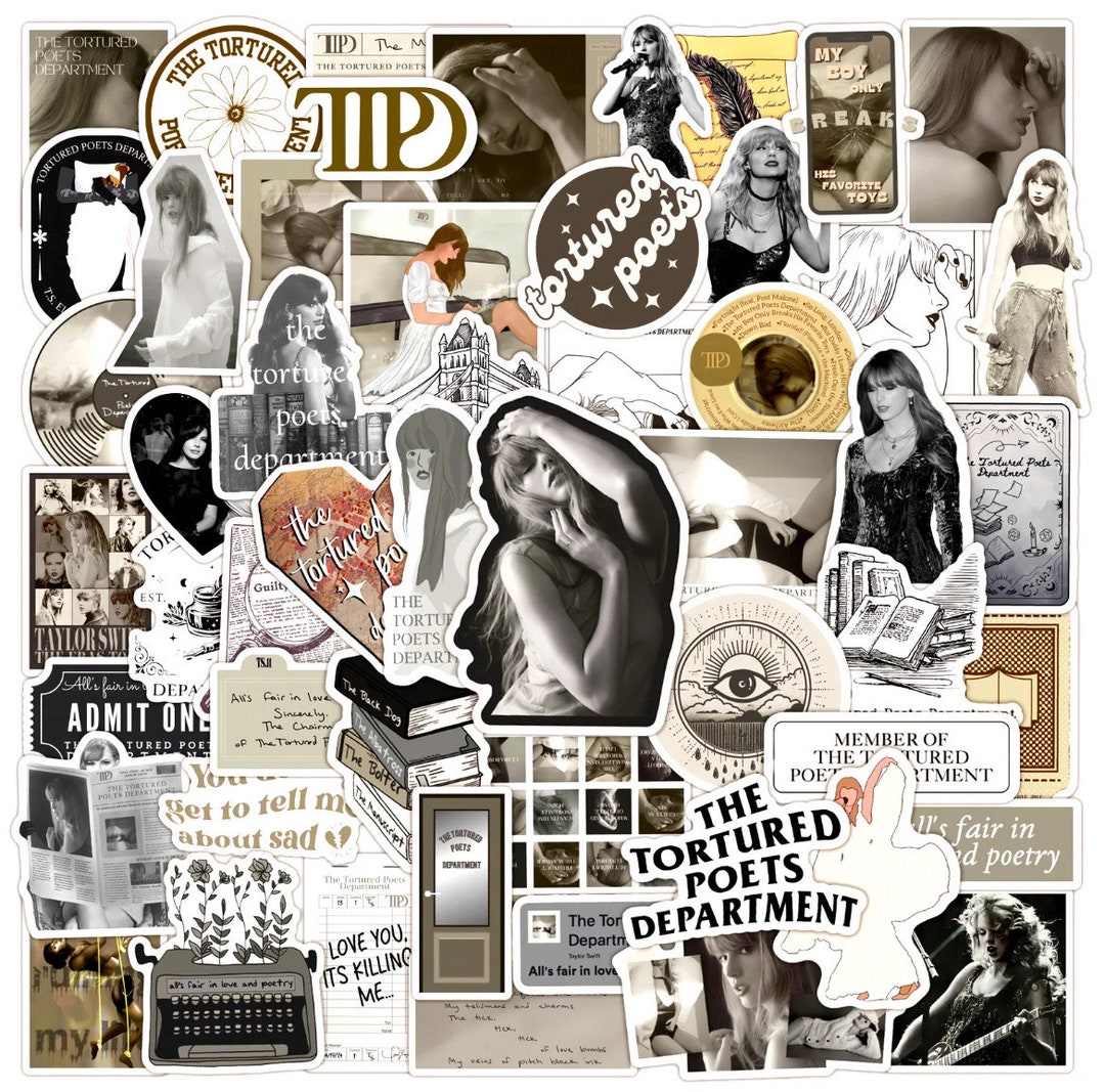 The Tortured Poets Department Vinyl Stickers - Etsy