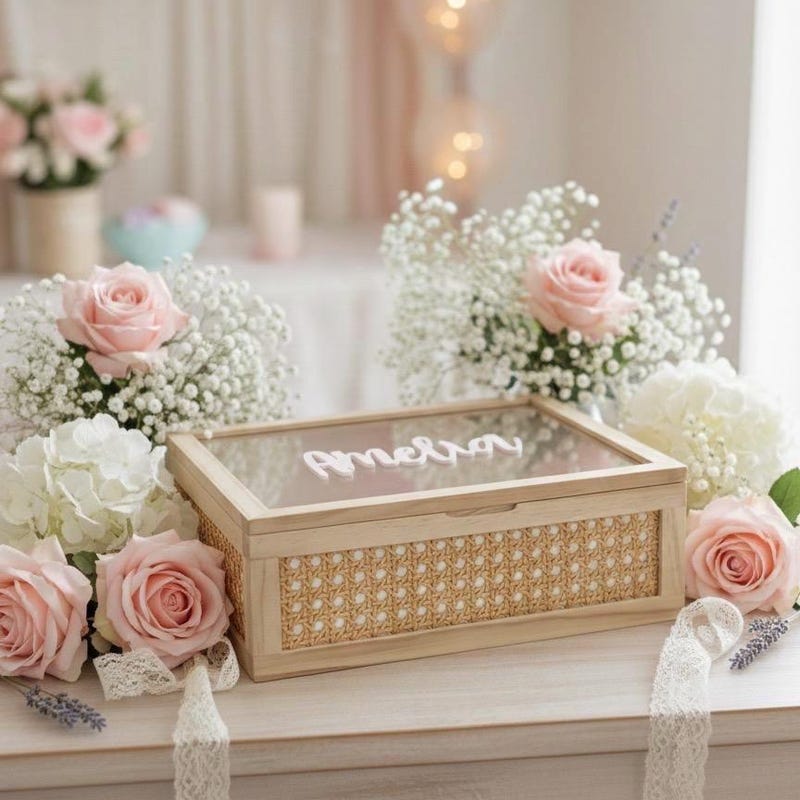 Wood Name Keepsake Box - Etsy