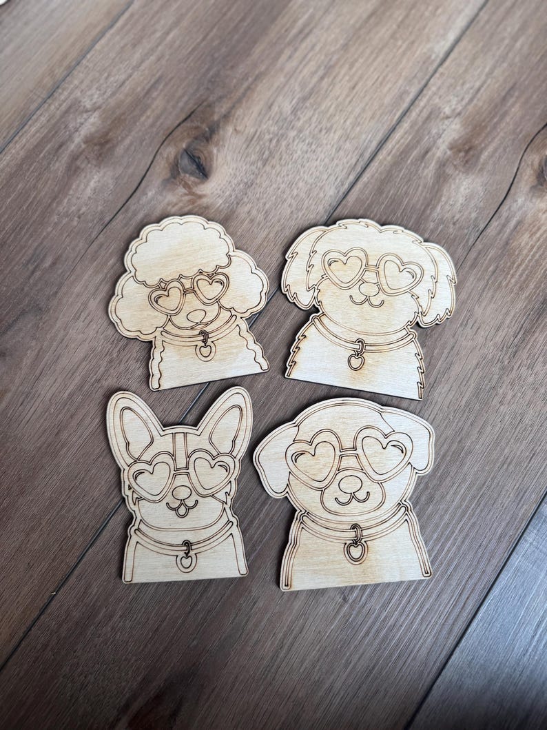 Valentine's Day Dog Breed SVG Bundle – Heart Glasses Laser Cut File ...