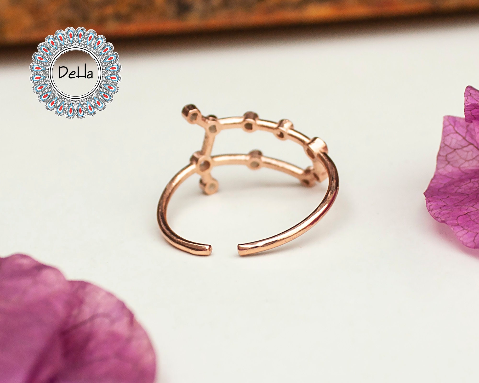 Gemini Zodiac Sign Ring, Gemini Ring, Zodiac Ring, Zodiac Jewelry ...