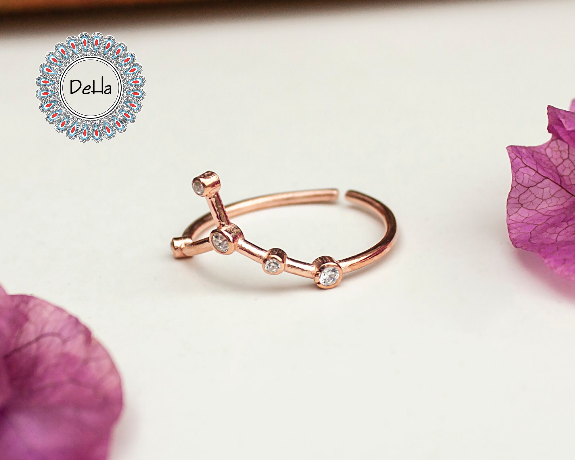 Cancer Zodiac Sign Ring, Cancer Ring, Zodiac Ring, Zodiac Jewelry ...