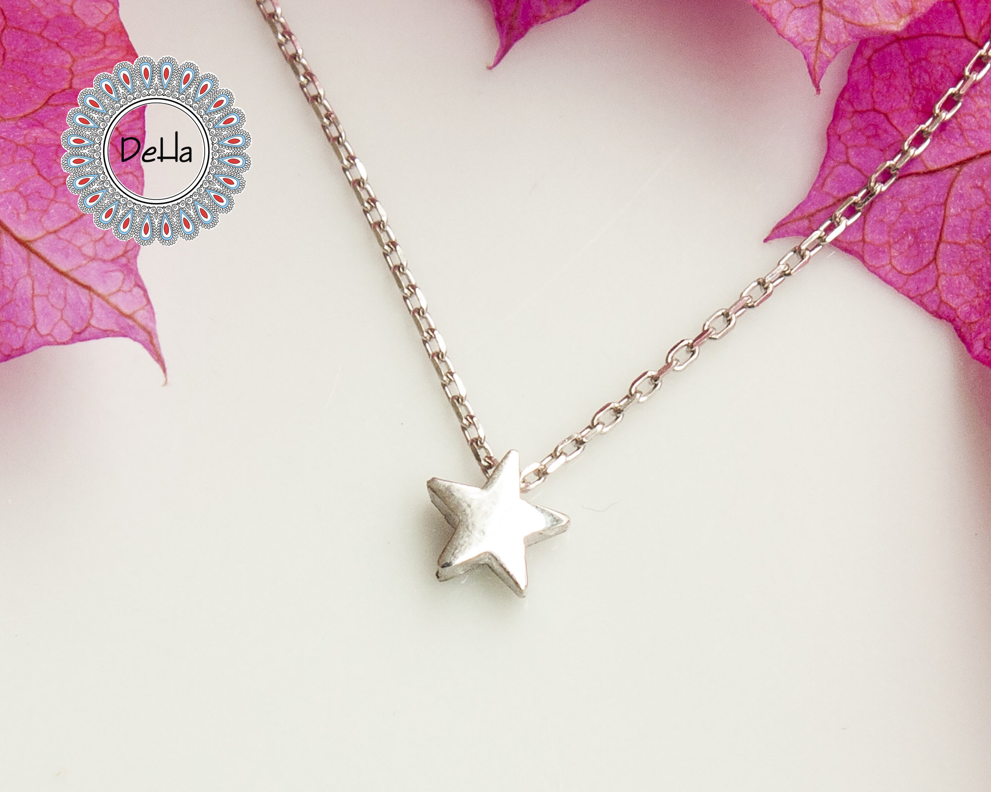 Simple Star Necklace, Silver Star Necklace, Star Necklace, Star Jewelry ...