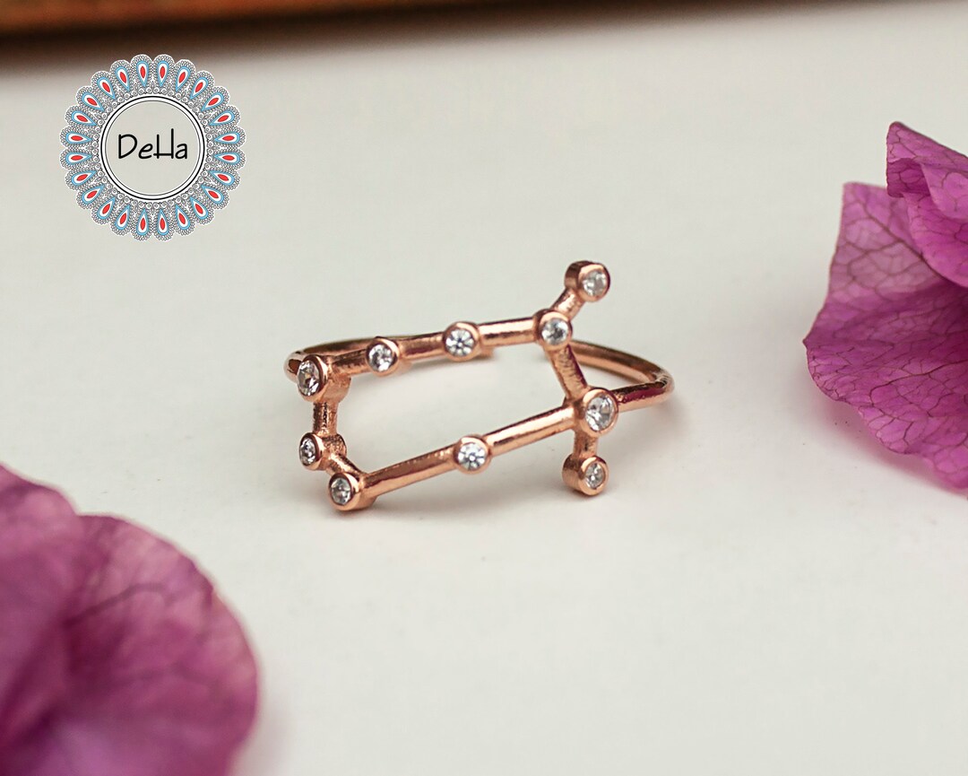 Gemini Zodiac Sign Ring, Gemini Ring, Zodiac Ring, Zodiac Jewelry ...