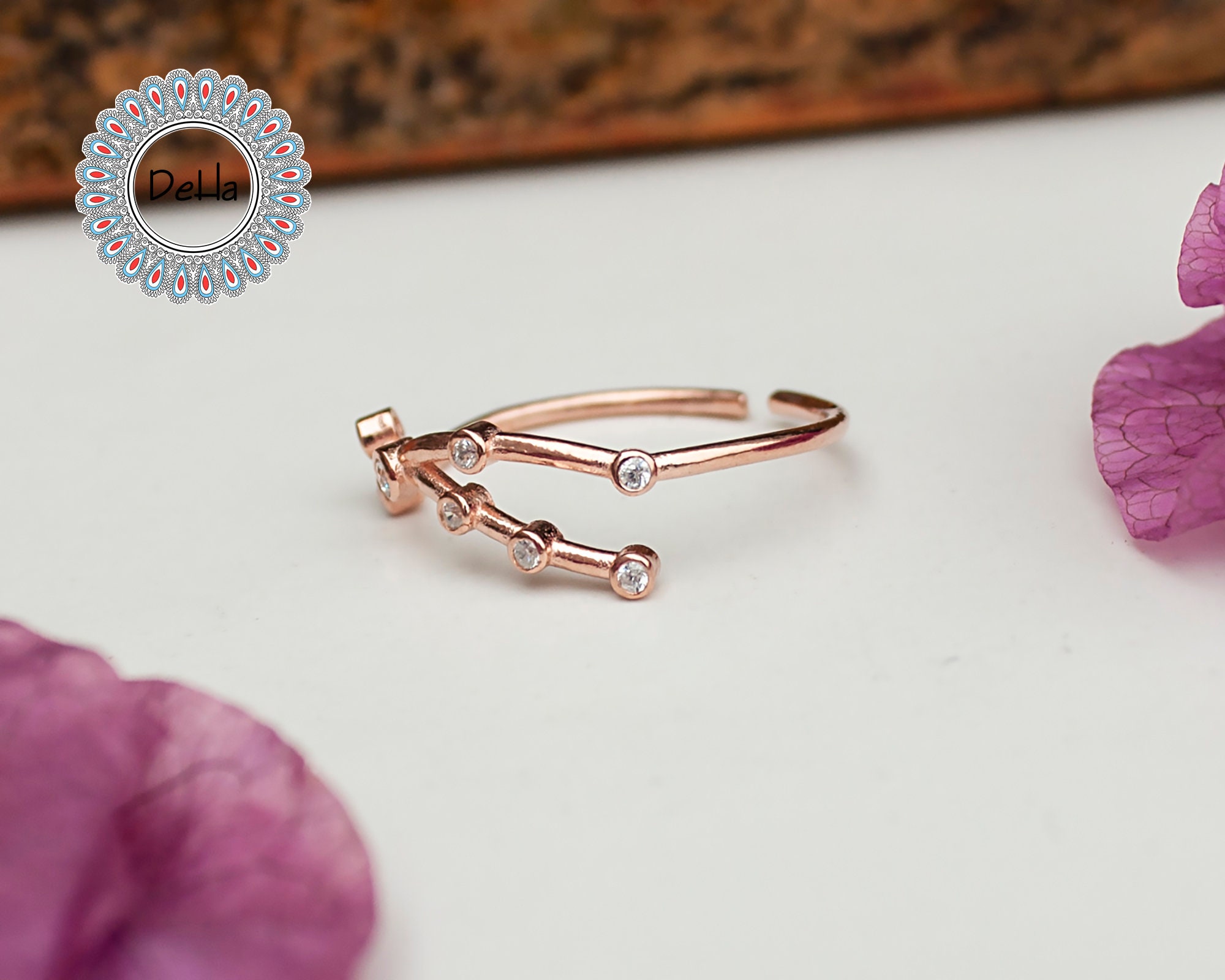 Taurus Zodiac Sign Ring, Taurus Ring, Zodiac Ring, Zodiac Jewelry ...