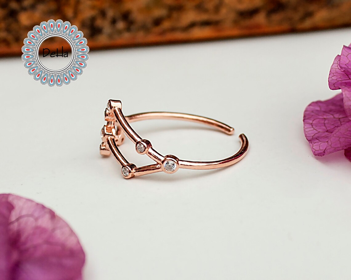 Leo Zodiac Sign Ring Leo Ring Zodiac Ring Zodiac Jewelry - Etsy