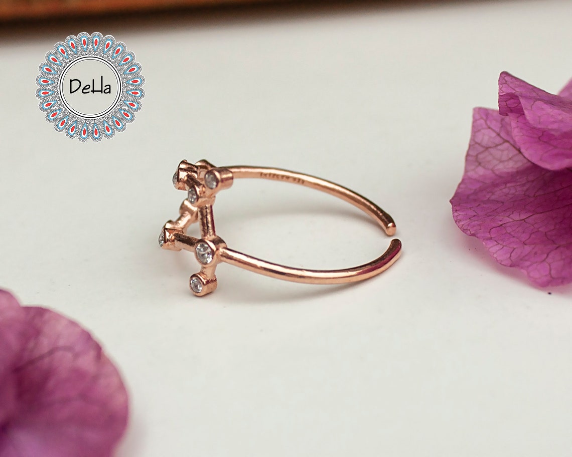 Gemini Zodiac Sign Ring, Gemini Ring, Zodiac Ring, Zodiac Jewelry ...