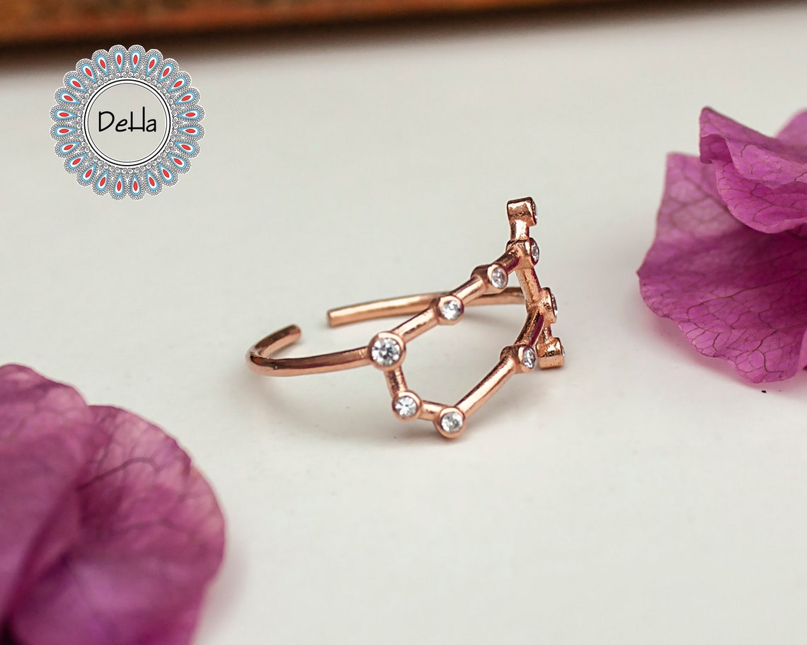 Gemini Zodiac Sign Ring, Gemini Ring, Zodiac Ring, Zodiac Jewelry ...