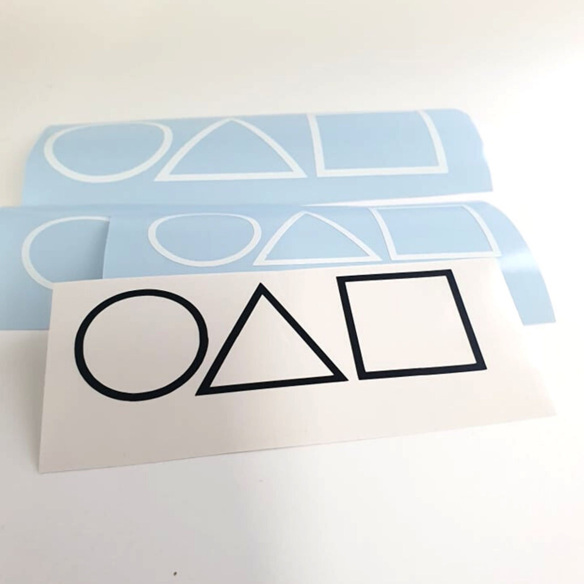 Squid Game Logo Vinyl Squid Game Symbols Decal | Etsy