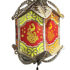 Large No Assembly Foldable Reusable Diwali Paper Lantern Akash Aakash ...