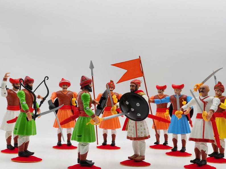 Chhatrapati Shivaji Maharaj Action Figure Marathi Hindu Killa Mavale ...