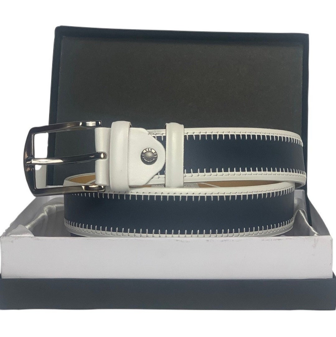 Handmade Genuine Leather Belt / Design High Quality 9 Folds - Etsy