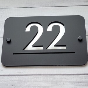 MODERN PERSONALISED HOUSE Sign | House Number Sign | House Number - Etsy