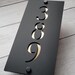 MODERN PERSONALISED HOUSE Sign House Number Sign House Number - Etsy