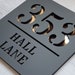 MODERN PERSONALISED HOUSE Sign | House Number | House Number Plate - Etsy