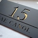 MODERN PERSONALISED HOUSE Sign | 290mm X 140mm - Etsy