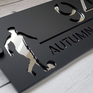 MODERN HOUSE SIGN | House Number | 290 х 140mm | 360 X 175mm | 490 X ...