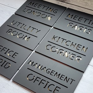 MODERN HOUSE SIGN | House Numbers | Door Number Signs | House Name Sign ...