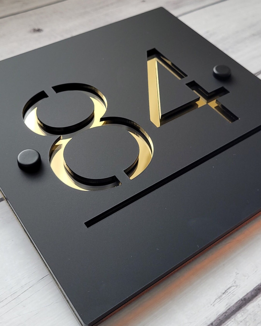MODERN HOUSE SIGN | House Number | Number Plate| 180mm X 180mm | 200mm ...