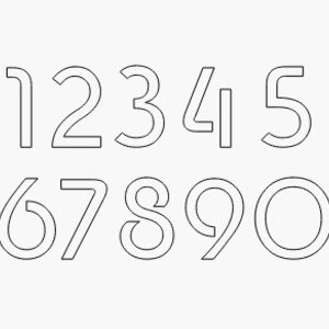 MODERN PERSONALISED HOUSE Sign | House Number | Vertical House Number ...