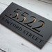 MODERN PERSONALISED HOUSE Sign | 290mm X 140mm - Etsy