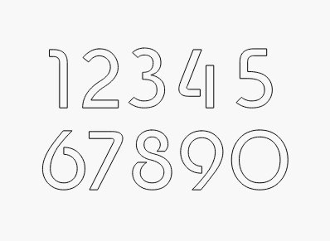 MODERN HOUSE SIGN | House Number | Vertical House Sign | 150mm X 300mm ...