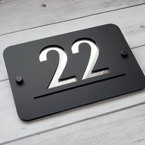 MODERN PERSONALISED HOUSE Sign | House Number Sign | House Number - Etsy