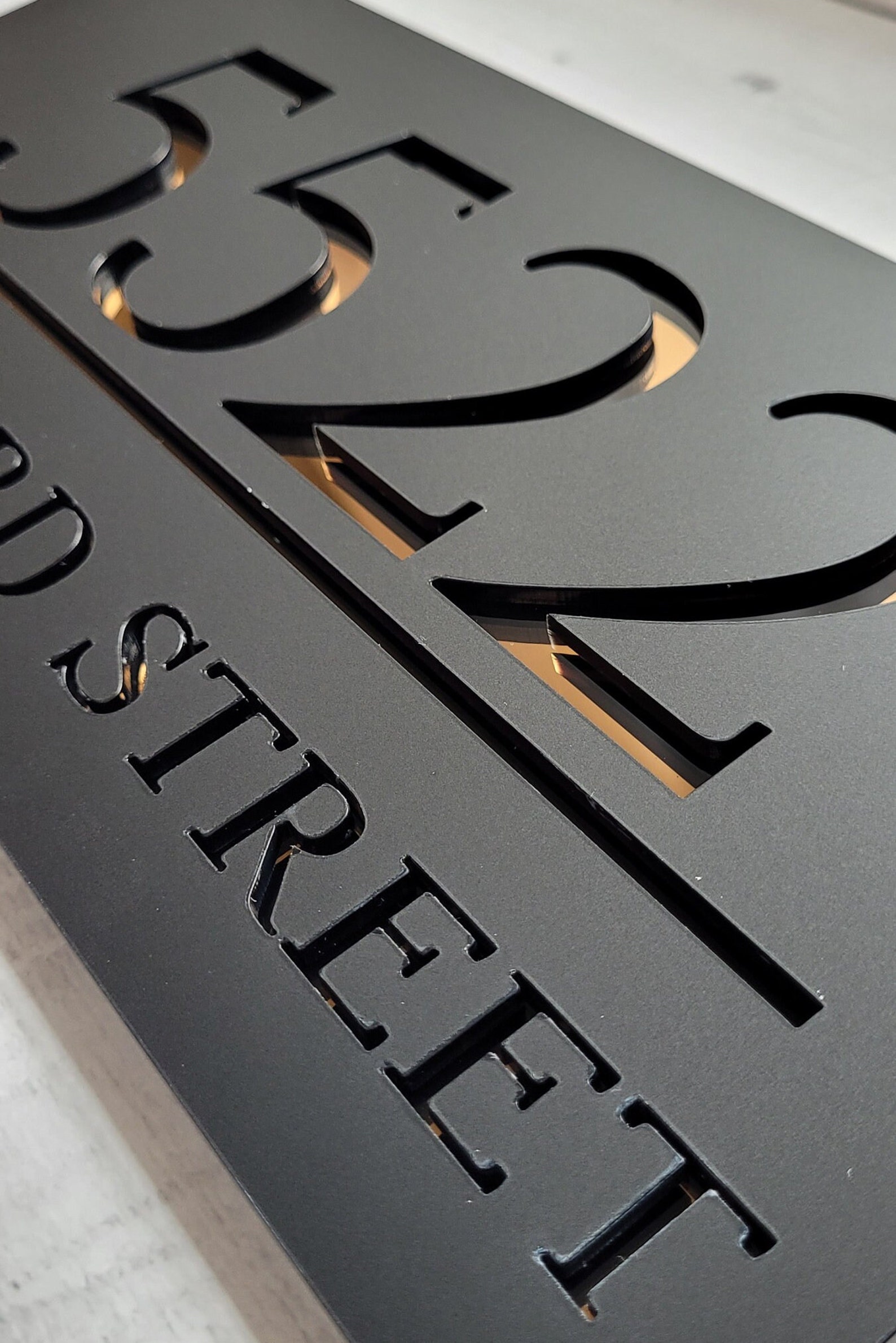 MODERN PERSONALISED HOUSE Sign | 290mm X 140mm - Etsy