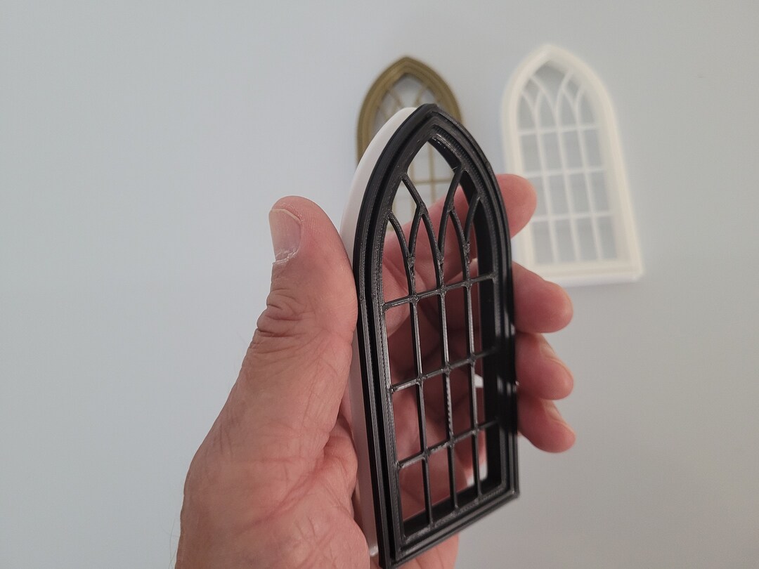 Miniature Dollhouse Windows, Tiny House Diorama Craft Supplies 1:12 ...