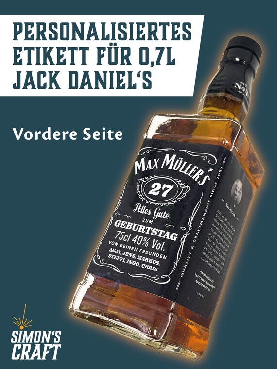 DIGITAL Jack Daniel's Whisky High Quality Personalized - Etsy