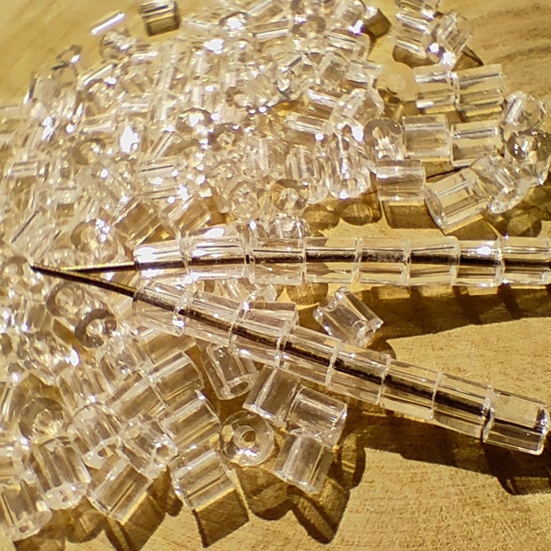 Clear Glass Beads - Etsy