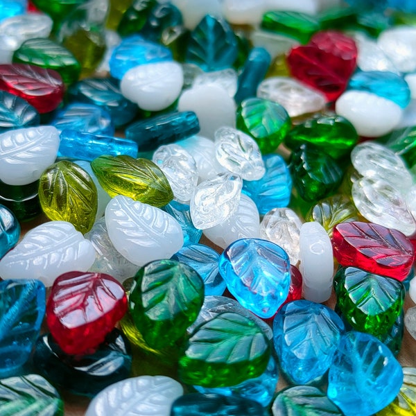 Leaf Beads - Etsy