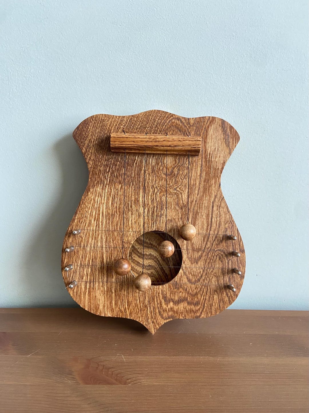 Vintage Wooden Door Harp - 10” L X 8” W - Music Making Door Hanging - Etsy