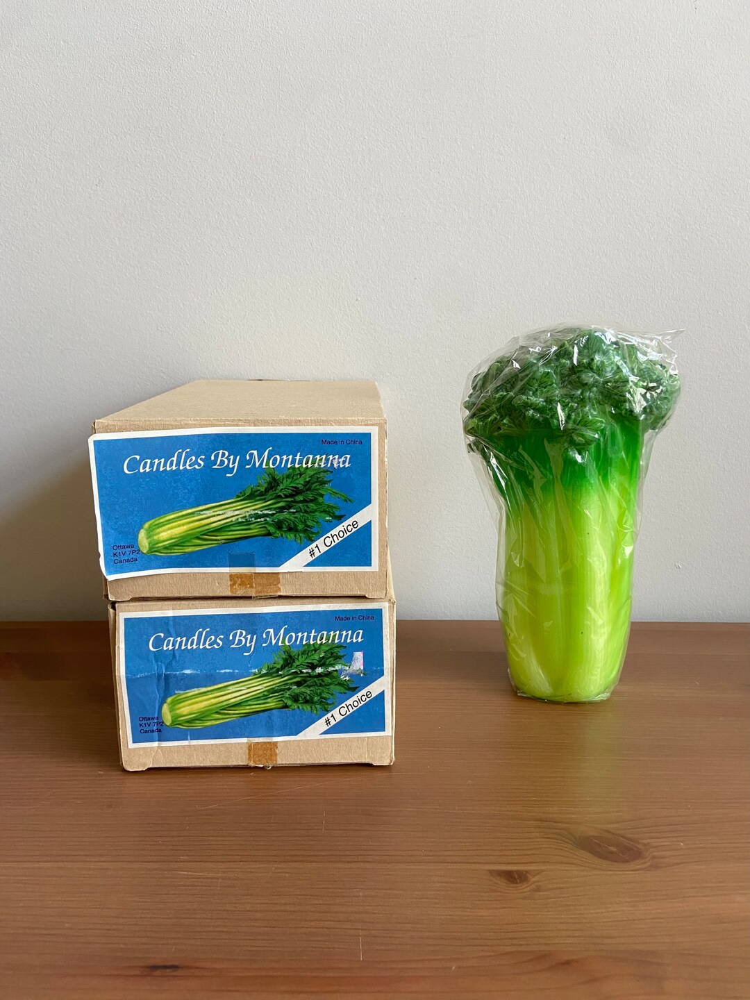 Vintage Celery Bunch Shaped Candles - Price is for One - Comes With ...