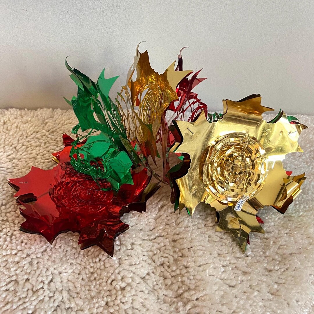 Vintage Christmas Foil Garland - Colour/sizes Listed in Description ...