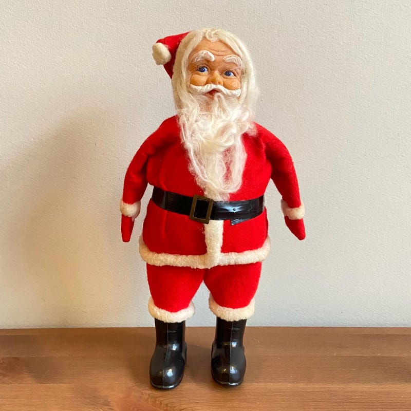 Vintage Santa Doll - Etsy