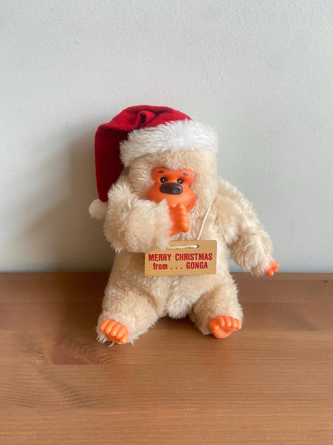Vintage Gonga Thumb Sucking Gorilla Plush 7 Tall Retro Christmas Toy ...