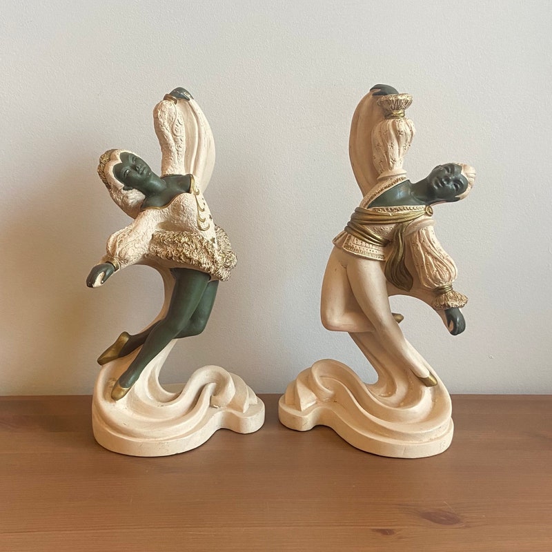Chalkware Dancers - Etsy