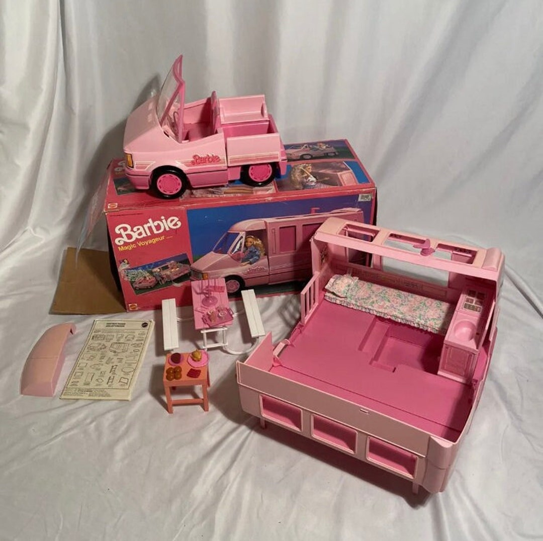 Vintage 1989 Barbie Magic Camper Van Motor Home Camping - Etsy