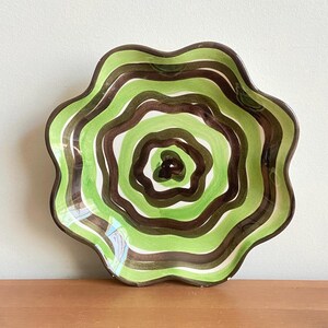Vintage Zanolli Hand-painted Italian Plate: Scalloped Catch-all Dish - Etsy