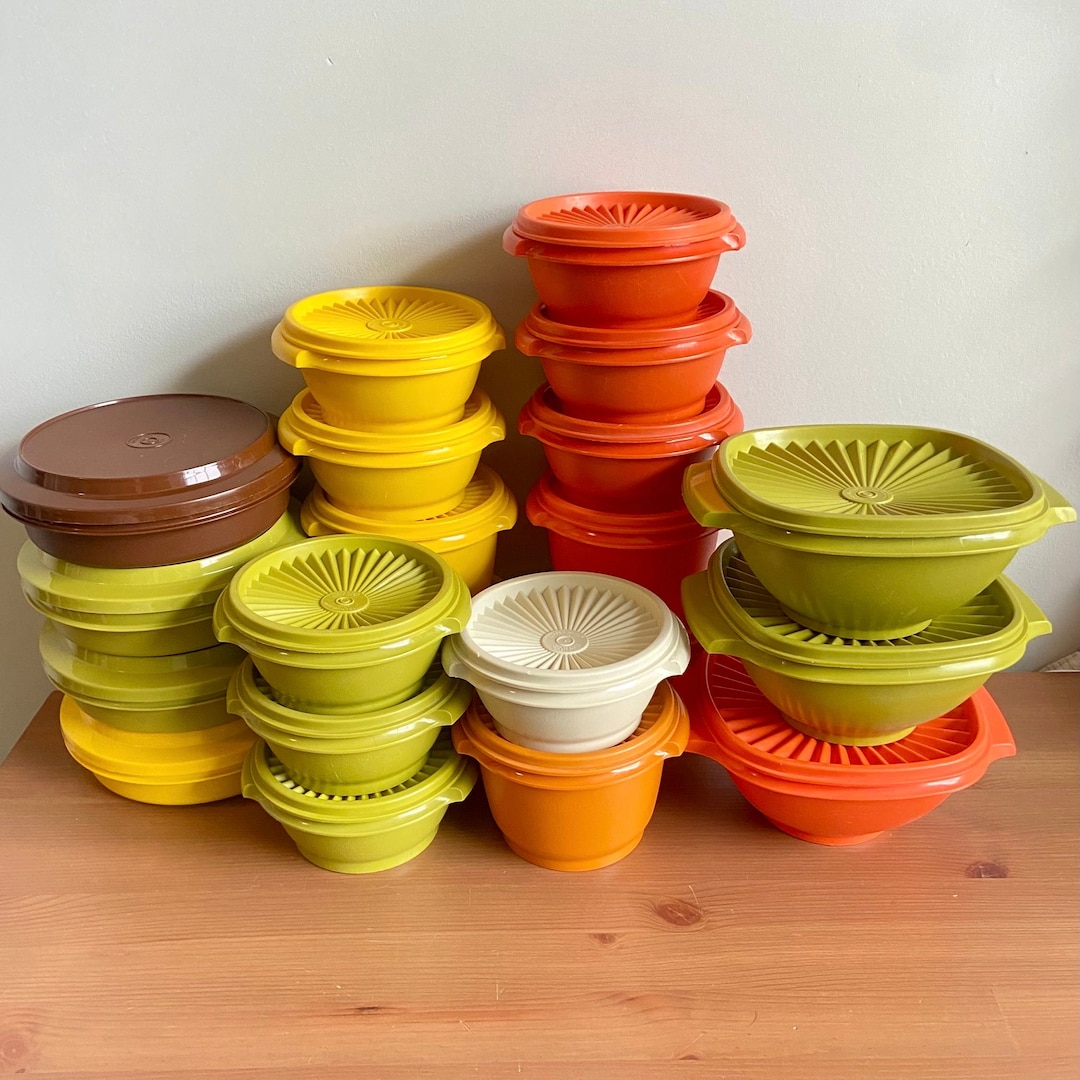 Vintage Tupperware Servalier & Seal N Serve Bowls - Vintage Containers ...