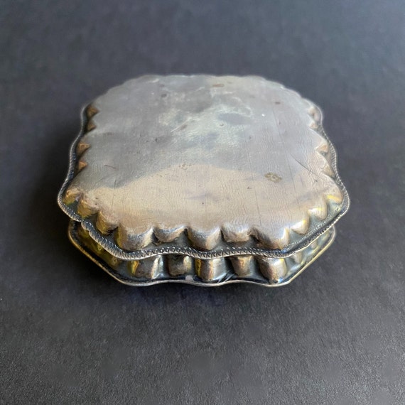 Antique Dutch Silver Wirework Repousse Box. Victorian… - Gem