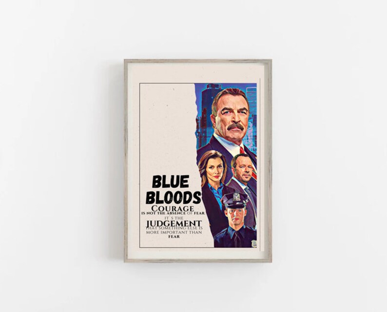 Blue Bloods POSTER, Wall Art, PRINTABLE - Etsy