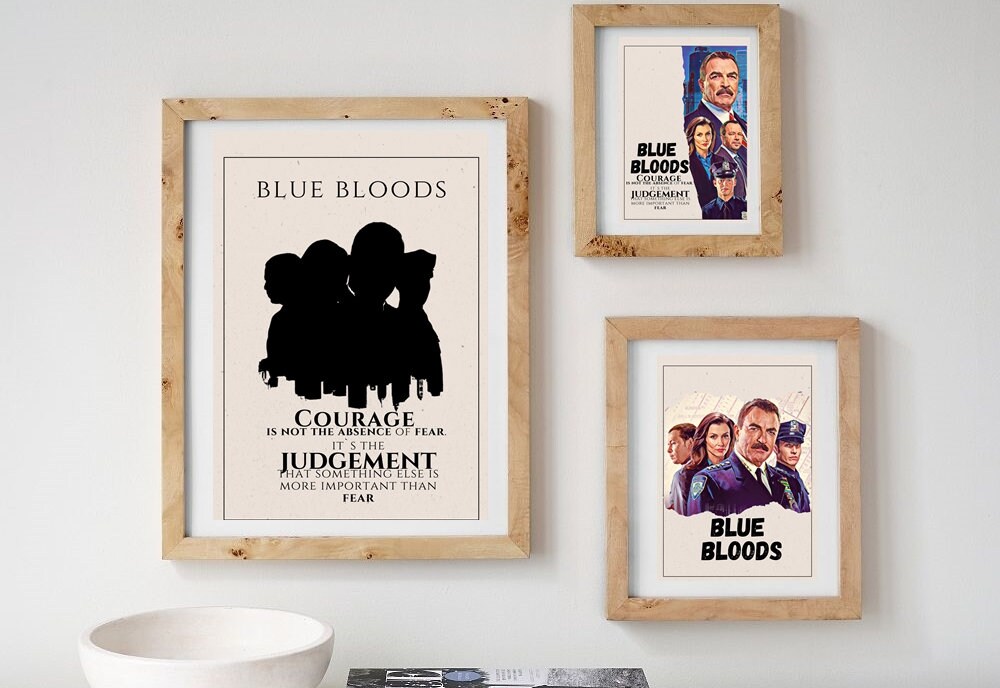 Blue Bloods POSTER, Wall Art, PRINTABLE - Etsy