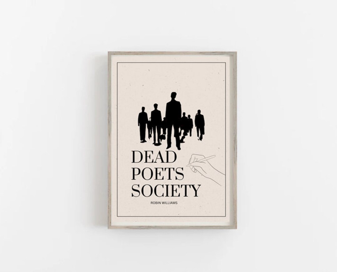 Dead Poets Society Poster, Wall Art, Printable Movie Poster - Etsy