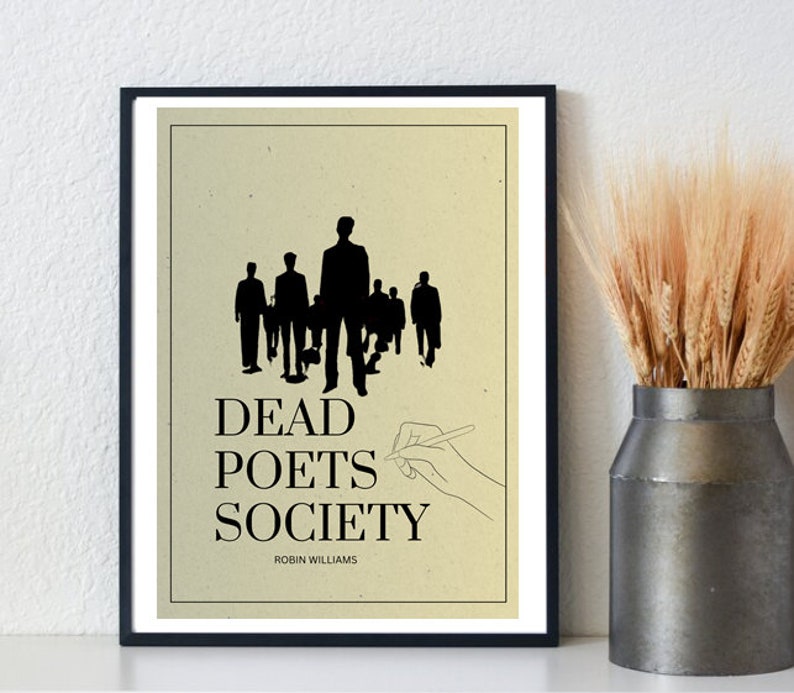 Dead Poets Society Poster, Wall Art, Printable Movie Poster - Etsy