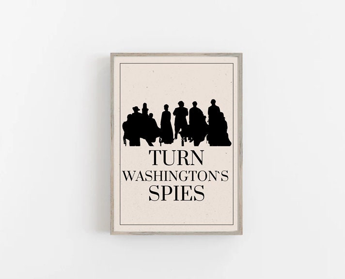 TURN Washington Spies, Wall Art, Printable, Movie POSTER - Etsy