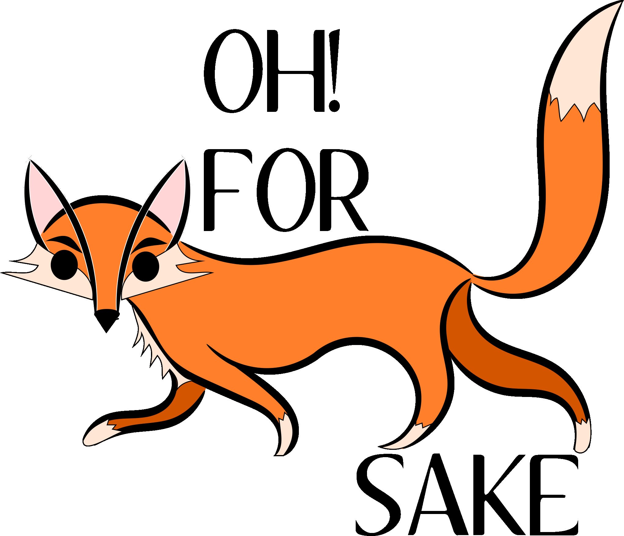 Oh for Fox Sake | Digital File | Sublimation File | SVG - Etsy