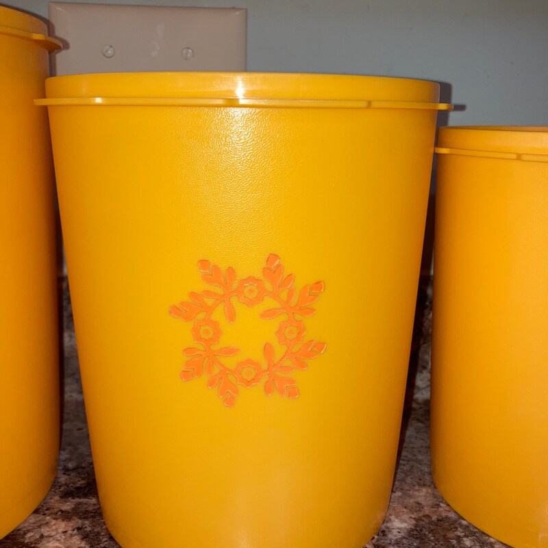 Yellow Tupperware - Etsy