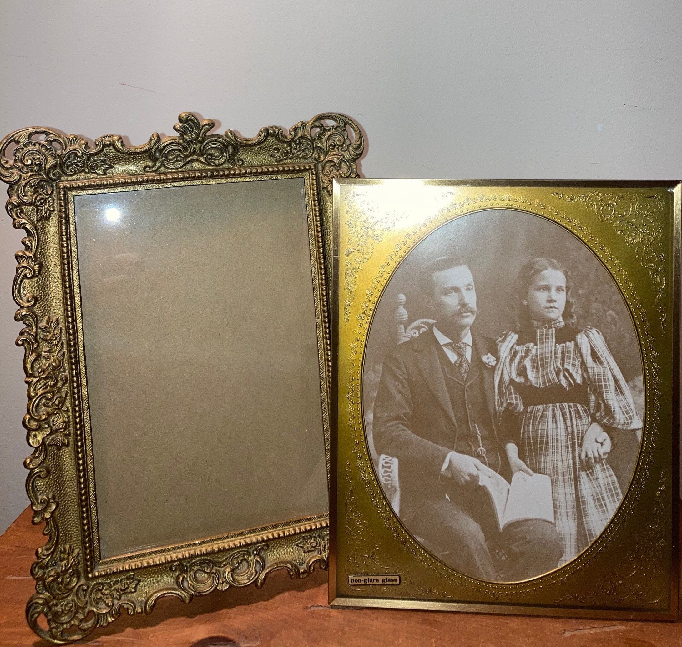 Vintage Picture Frames Heavy Picture Frame Antique Picture - Etsy